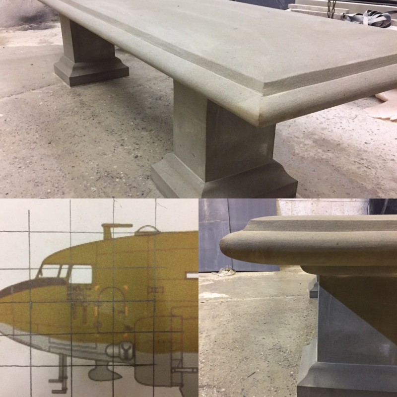 Stone seating for memorial project complete - Graeme Mitcheson Stone ...